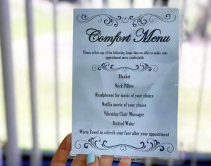 Comfort Menu | Dentist in St. Petersburg, FL | Creating Smiles Dental